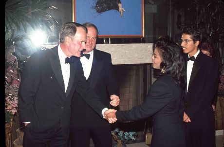 George Bush Jerry Weintraub Janet Jackson Editorial Stock Photo - Stock ...