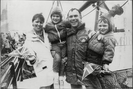 Adventurer Tom Mcclean His Family On Editorial Stock Photo - Stock ...