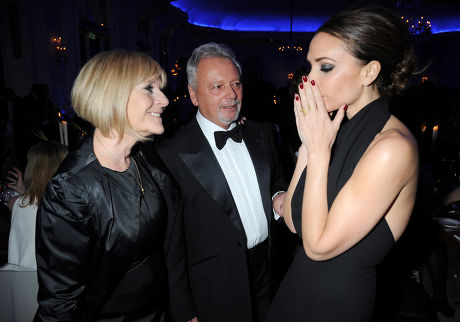 Victoria Beckham R Parents Jackie Tony Editorial Stock Photo - Stock ...