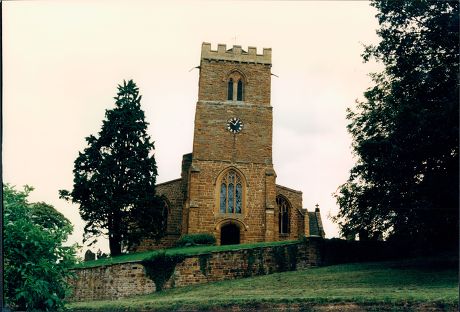 St Mary Virgin Church Great Brington Editorial Stock Photo - Stock ...