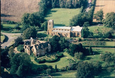 Great Brington Northamptonshire Uk Aerial Photo Foto stock editorial ...