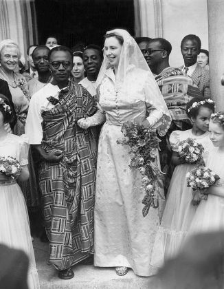 Miss Peggy Cripps Marries West African Redaktionelles Stockfoto ...