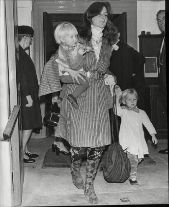 Jane Rainey Carries Her Daughter Rose Editorial Stock Photo - Stock ...