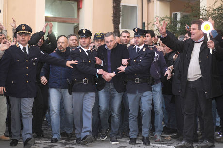 Camorra Boss Michele Zagaria During His Editorial Stock Photo - Stock ...