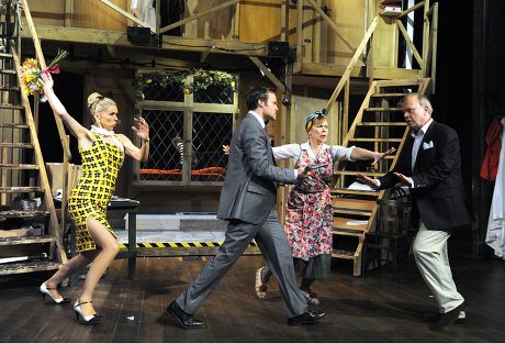 'Noises Off' play performed at The Old Vic Theatre, London, Britain ...