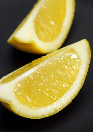 Yellow Lemon Citrus Aurantifolia Quarter Fruit Editorial Stock Photo ...
