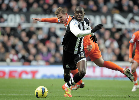 Demba Ba Newcastle United Mark Gower Editorial Stock Photo - Stock ...