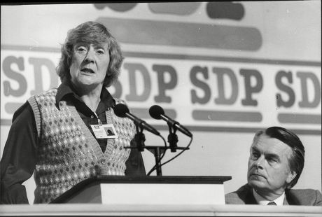 Shirley Williams Talking Sdp Conference Next Editorial Stock Photo ...