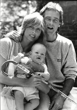 Barry Sheene His Wife Stephanie Their Redaktionelles Stockfoto ...
