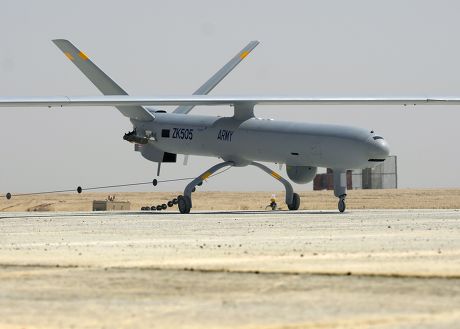 Hermes 450 Medium Size Multipayload Unmanned Editorial Stock Photo ...