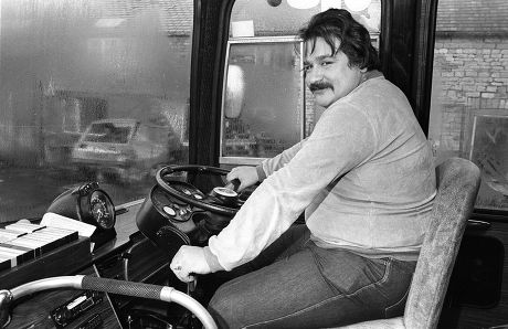 Bill Werbeniuk Drives His Bus Editorial Stock Photo - Stock Image ...