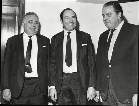 Harry Saltzman Albert Broccoli Producers James Editorial Stock Photo ...