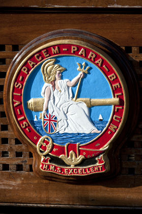 Hms Excellent Crest Editorial Stock Photo - Stock Image | Shutterstock