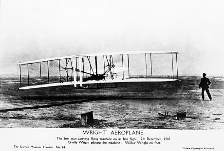 First Mancarrying Flying Machine On First Editorial Stock Photo - Stock ...