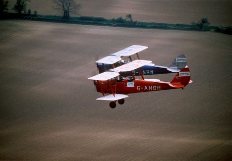 De Havilland Tiger Moths Aircraft Editorial Stock Photo - Stock Image ...