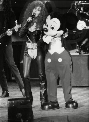 Cher Pop Singer On Stage Mickey Editorial Stock Photo - Stock Image ...