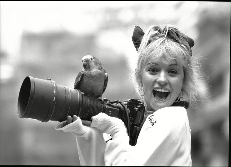 Michaela Strachan Televsion Presenter Edgar Parrot Editorial Stock ...