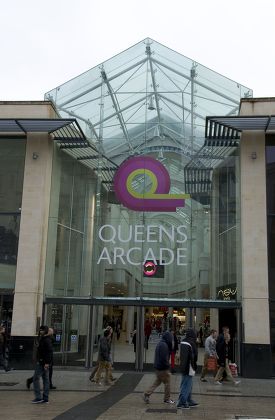 Queens Arcade Queens Street Cardiff South Editorial Stock Photo - Stock ...