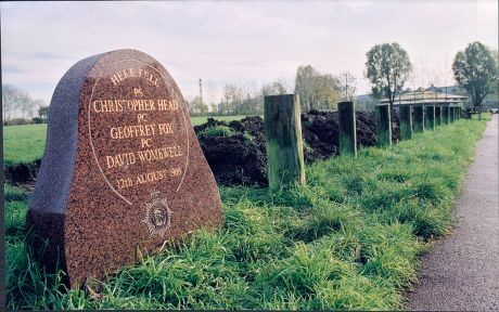 Memorial Sergeant Christopher Head Constables David Editorial Stock ...