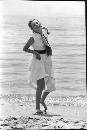 Genevieve Waite Actress On Beach Cannes Editorial Stock Photo - Stock ...