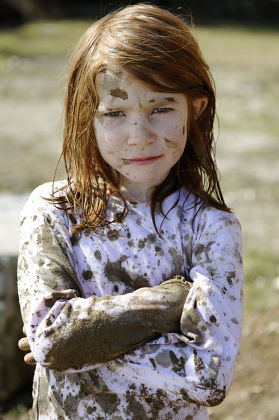 Model Released Child Totally Covered Mud Editorial Stock Photo - Stock ...