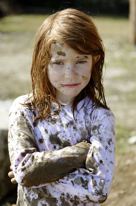 Model Released Child Totally Covered Mud Editorial Stock Photo - Stock ...