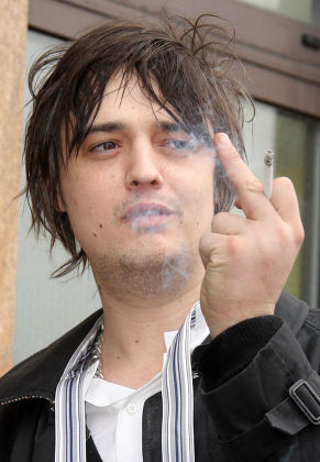 Pete Doherty Appearing Thames Magistrates Court Editorial Stock Photo ...