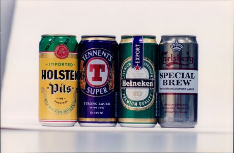 Cans Beer Holsten Pils Tennents Super Editorial Stock Photo - Stock ...