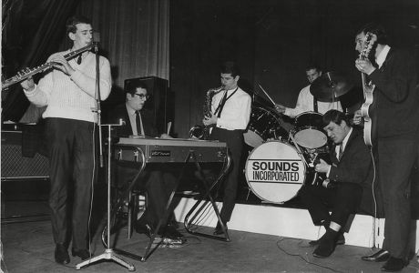 Sounds Incorporated Barrie Cameron Sax Organ Editorial Stock Photo ...