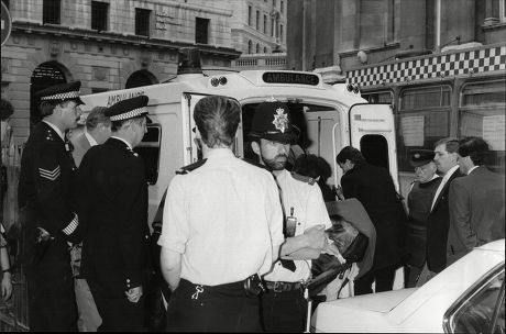 Police Outside Bank London Underground Tube Editorial Stock Photo ...