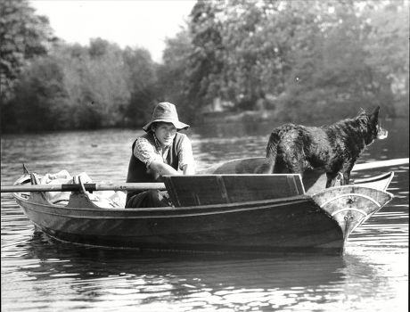 Author Writer Mark Wallington His Dog Editorial Stock Photo - Stock ...