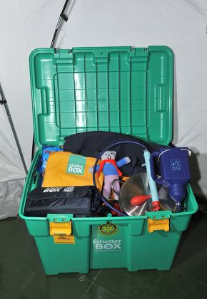 Shelterbox Disaster Relief Box Editorial Stock Photo - Stock Image ...