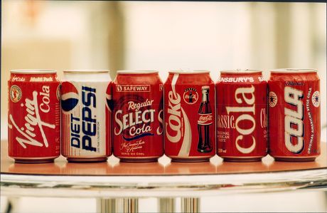 Cans Cola Drink Lr Virgin Cola Editorial Stock Photo - Stock Image ...