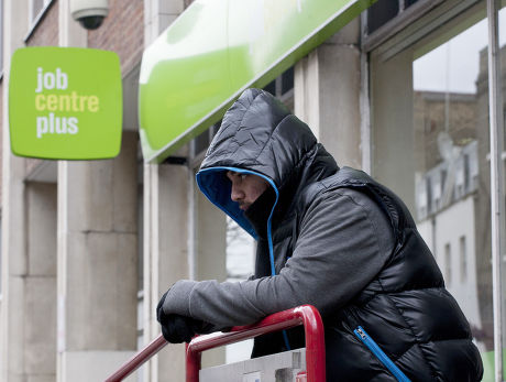 Man Outside Job Centre Plus Marylebone Editorial Stock Photo - Stock ...