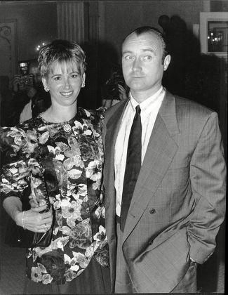 Phil Collins Pop Star His Wife Editorial Stock Photo - Stock Image ...