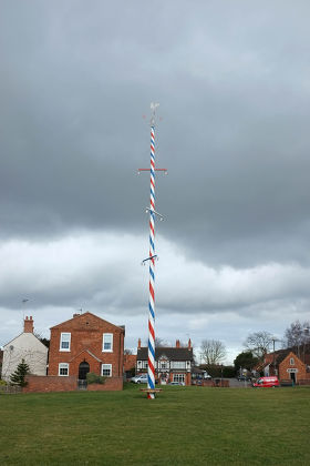 Maypole Village Wellow Nottinghamshire Britain Editorial Stock Photo ...
