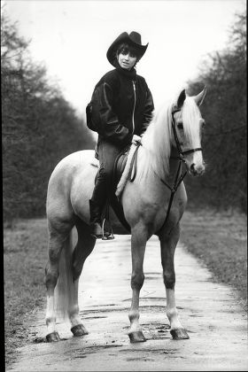 Stacey Smith On Horseback She Wife Editorial Stock Photo - Stock Image ...