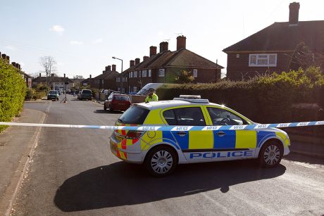 Police Officers Guard Scene Fatal Stabbing Editorial Stock Photo ...