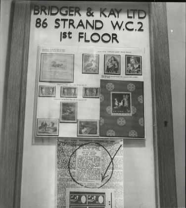 Law Crime Robbery 1964 Scene Stamp Editorial Stock Photo - Stock Image ...
