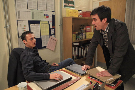 Cain Dingle Jeff Hordley Tells Shocked Editorial Stock Photo - Stock ...