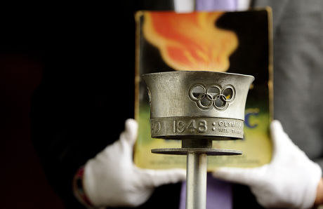 1948 London Olympic Torch Est 1948 Editorial Stock Photo - Stock Image ...