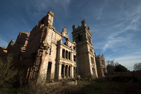 Derelict Overstone House Near Northampton Britain Editorial Stock Photo ...