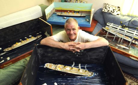 Mike Burton His Titanic Models Editorial Stock Photo - Stock Image ...