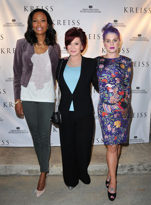 Aisha Tyler Sharon Osbourne Kelly Osbourne Editorial Stock Photo ...