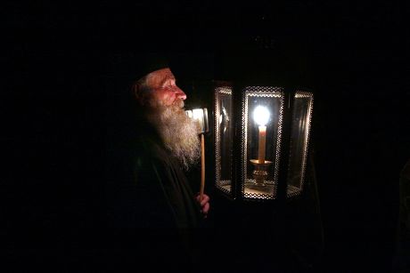 Lantern Carried Monks Mark Christ Rising Editorial Stock Photo - Stock ...