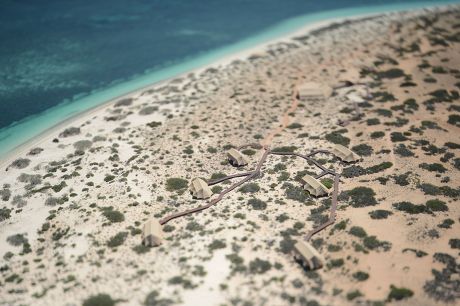 Aerial Tiltshift View Sal Salis Ningaloo Editorial Stock Photo - Stock ...
