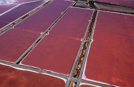 Aerial View Salt Bed Editorial Stock Photo - Stock Image | Shutterstock