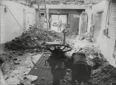 Wrecked Pumping Station Abbeystead After Explosion Editorial Stock ...