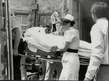Victims Being Transferred Lancaster Royal Infirmary Editorial Stock ...