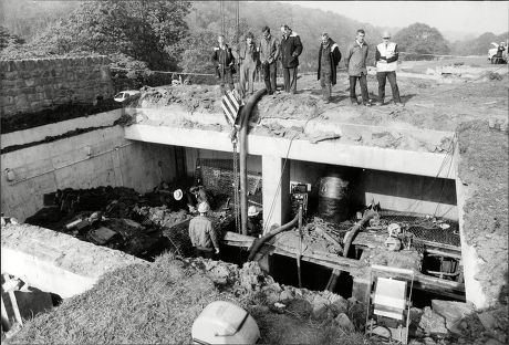 Firemen Search Survivors Demolished Pumping Station Editorial Stock ...